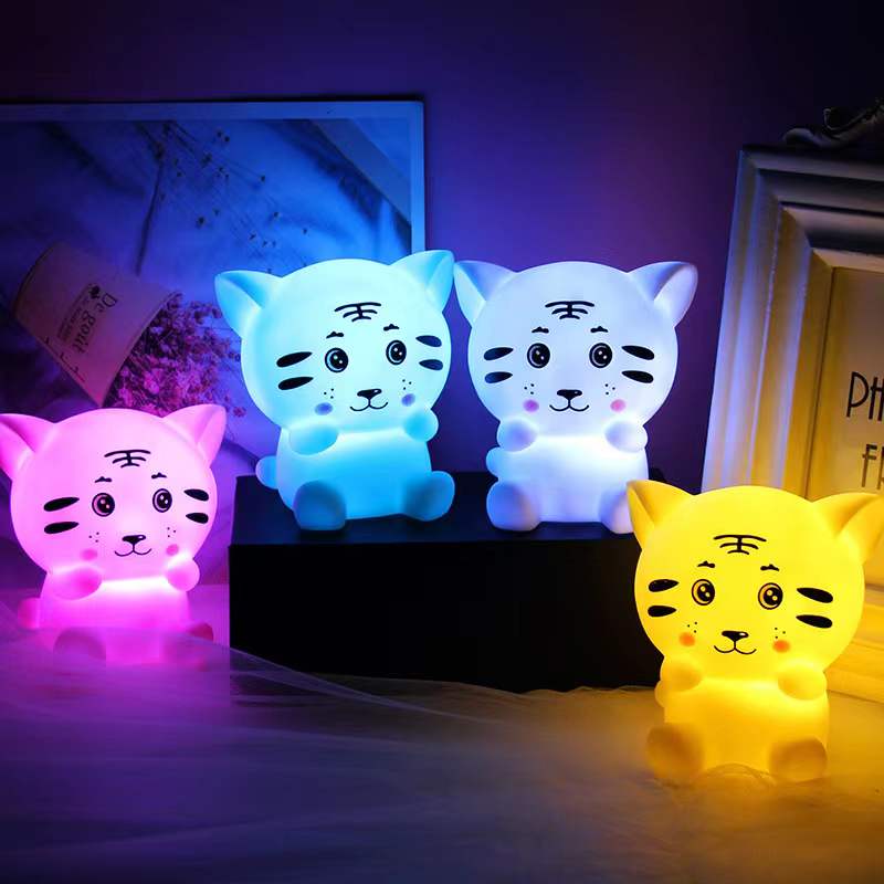 Tiger shaped multi colors indoor night light - Lumind outdoor lighting
