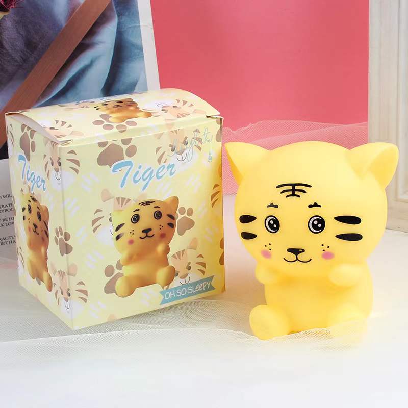 Tiger shaped multi colors indoor night light - Lumind outdoor lighting