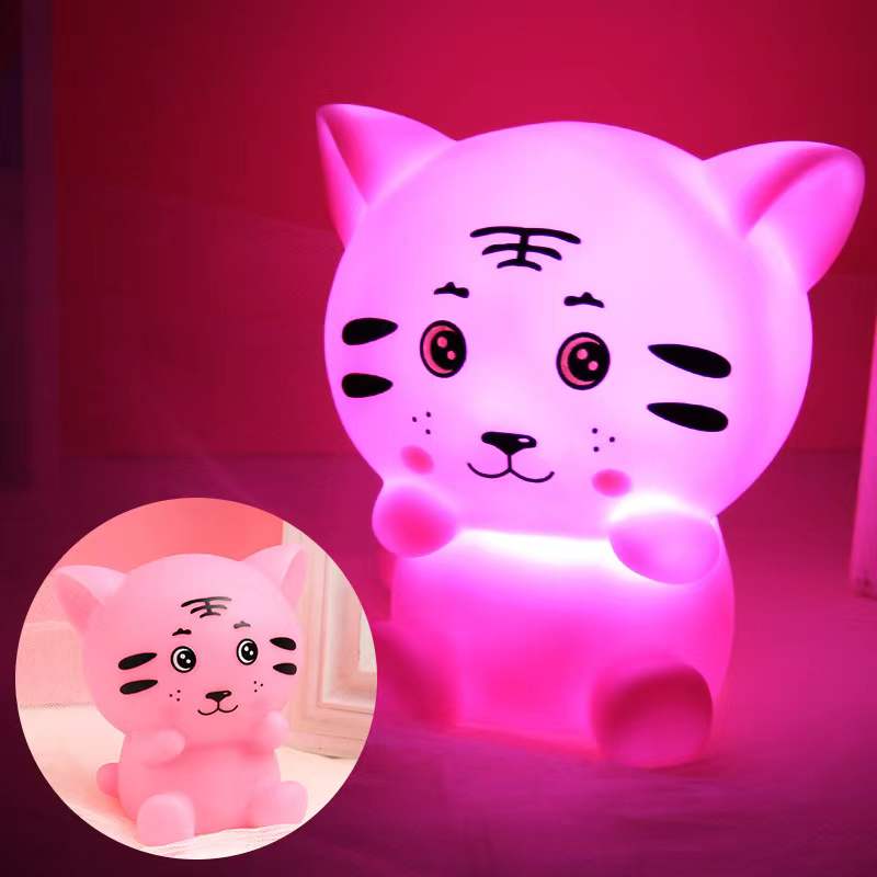 Tiger shaped multi colors indoor night light - Lumind outdoor lighting